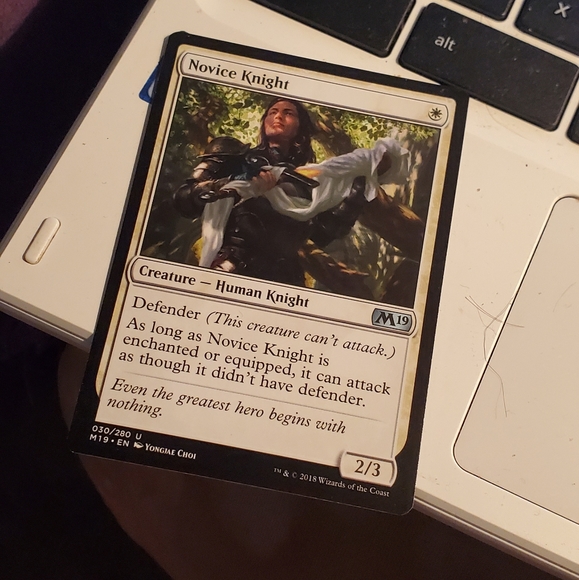 Other | Novice Knight Magic Card | Poshmark